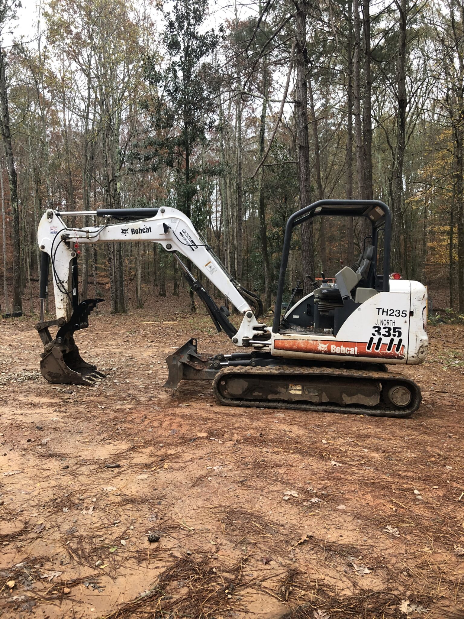 Bobcat 335 & 435 Pin-on Hydraulic Excavator Thumb w/ Hoses - Ox Thumbs